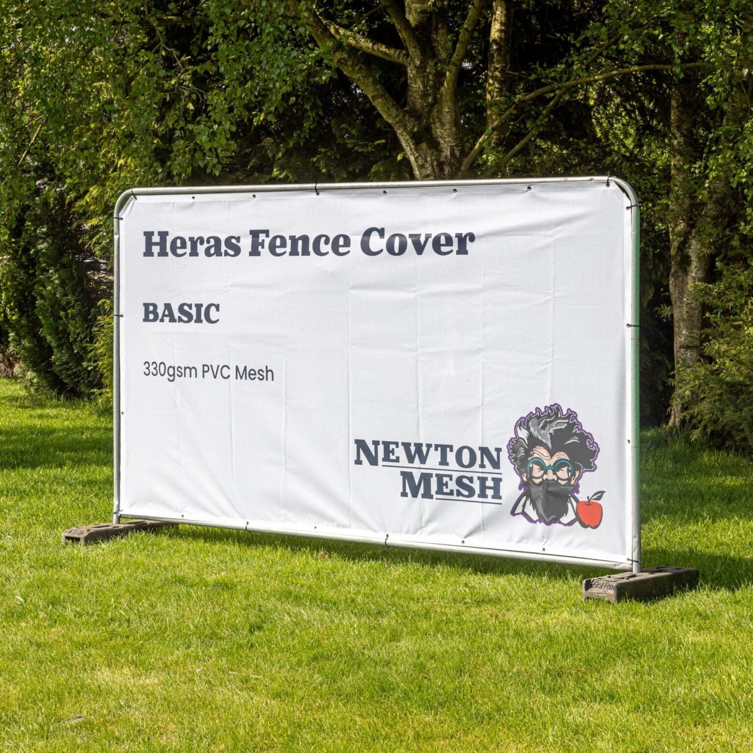 Basic Heras Fence Covers | Newton Mesh