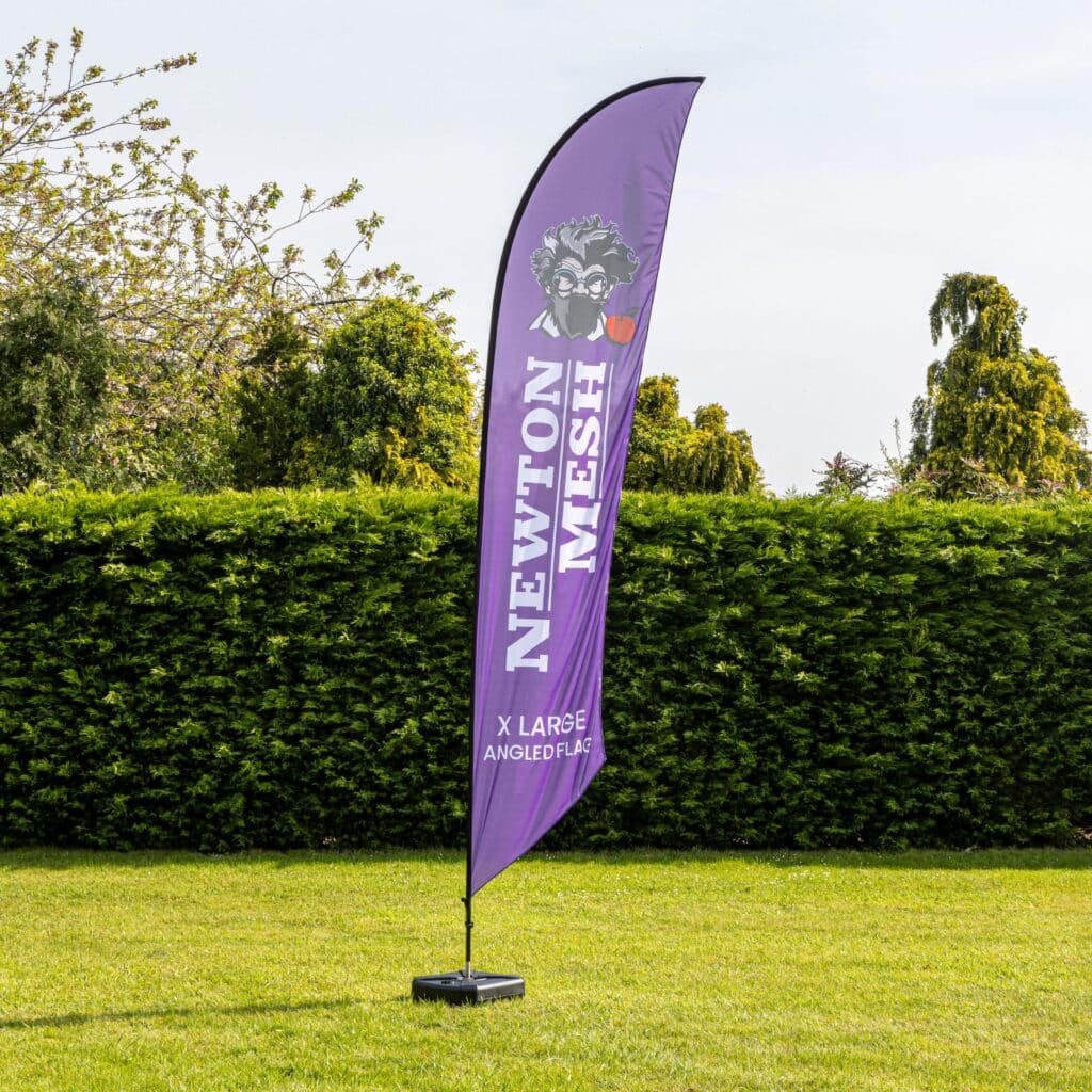Angled Flags | Newton Mesh