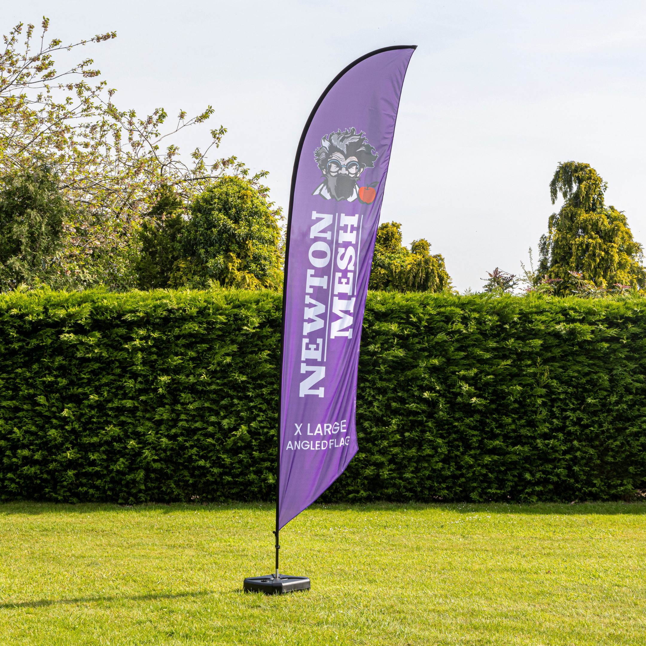 Angled Flags | Newton Mesh