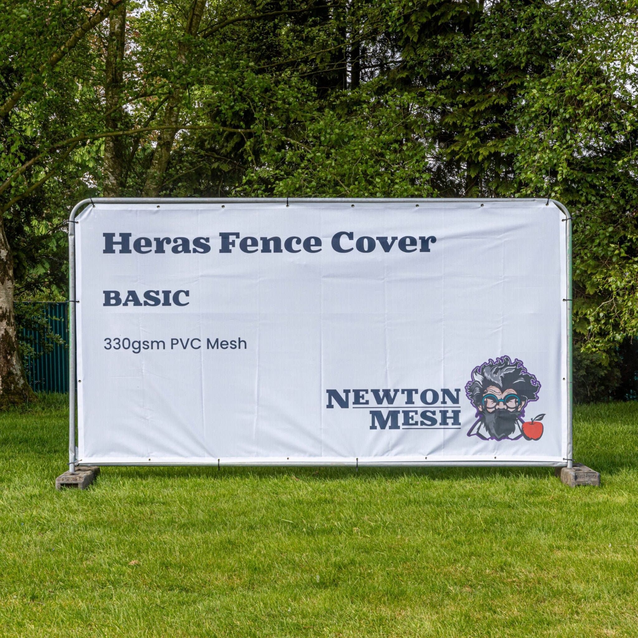 Basic Heras Fence Covers | Newton Mesh