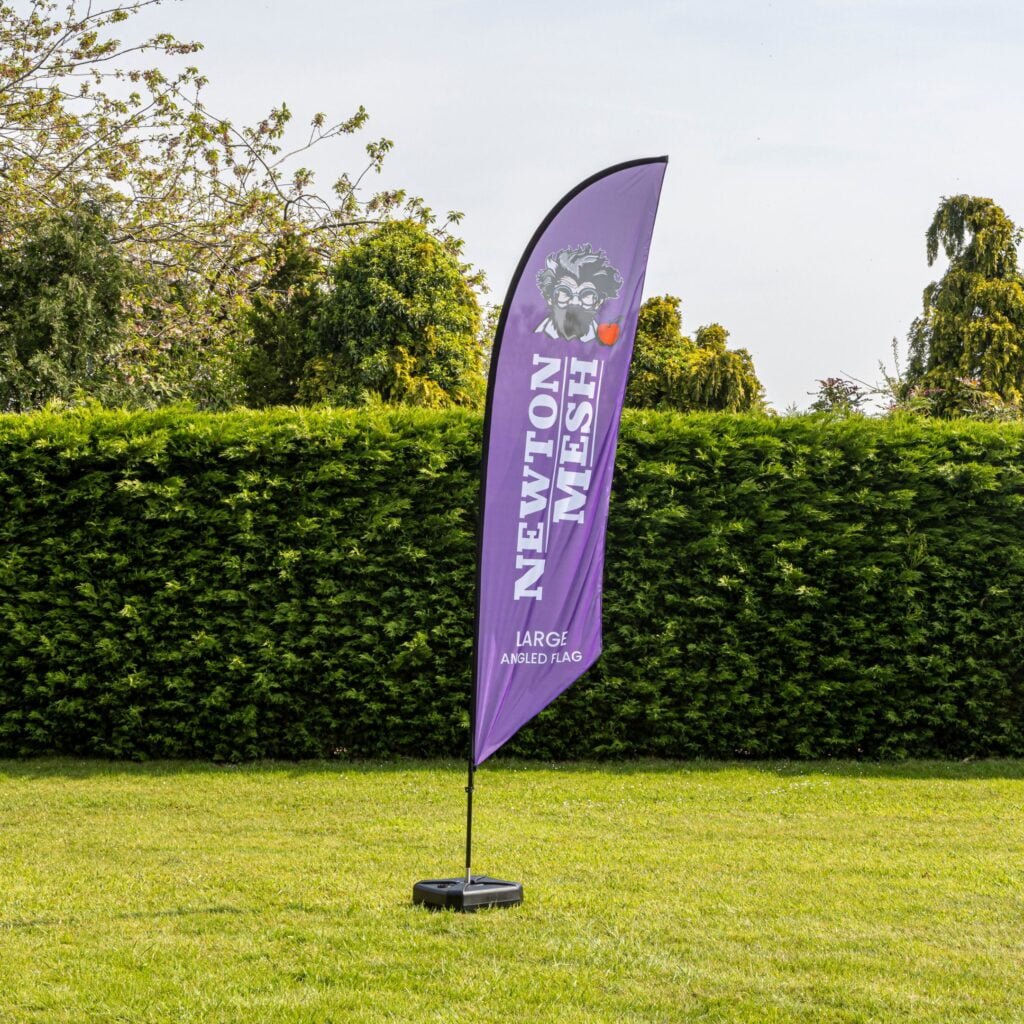 Angled Flags | Newton Mesh