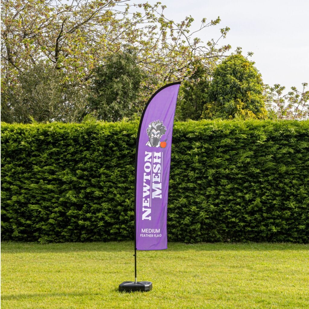 Feather Flags | Newton Mesh