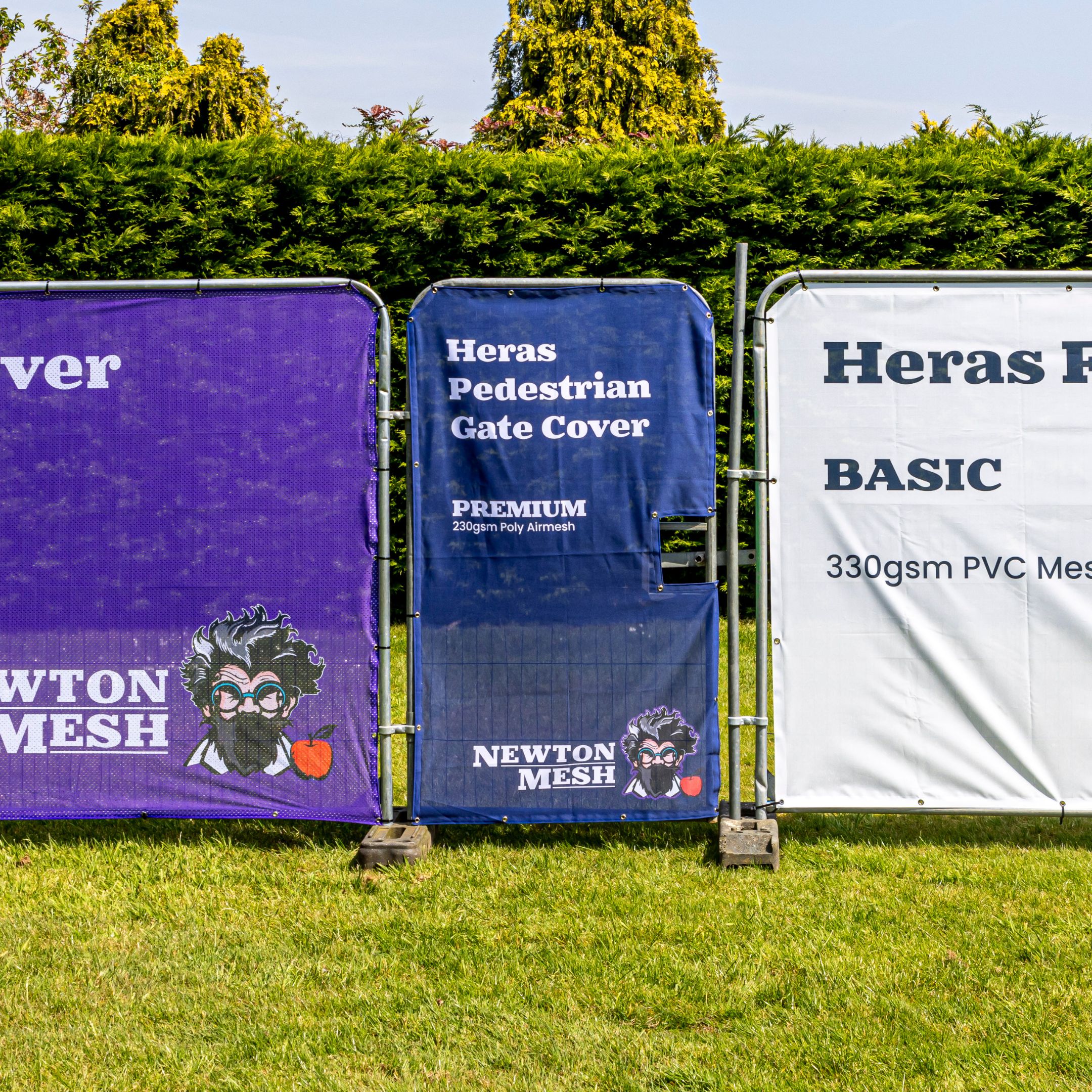 Premium Heras Pedestrian Gate Covers | Newton Mesh