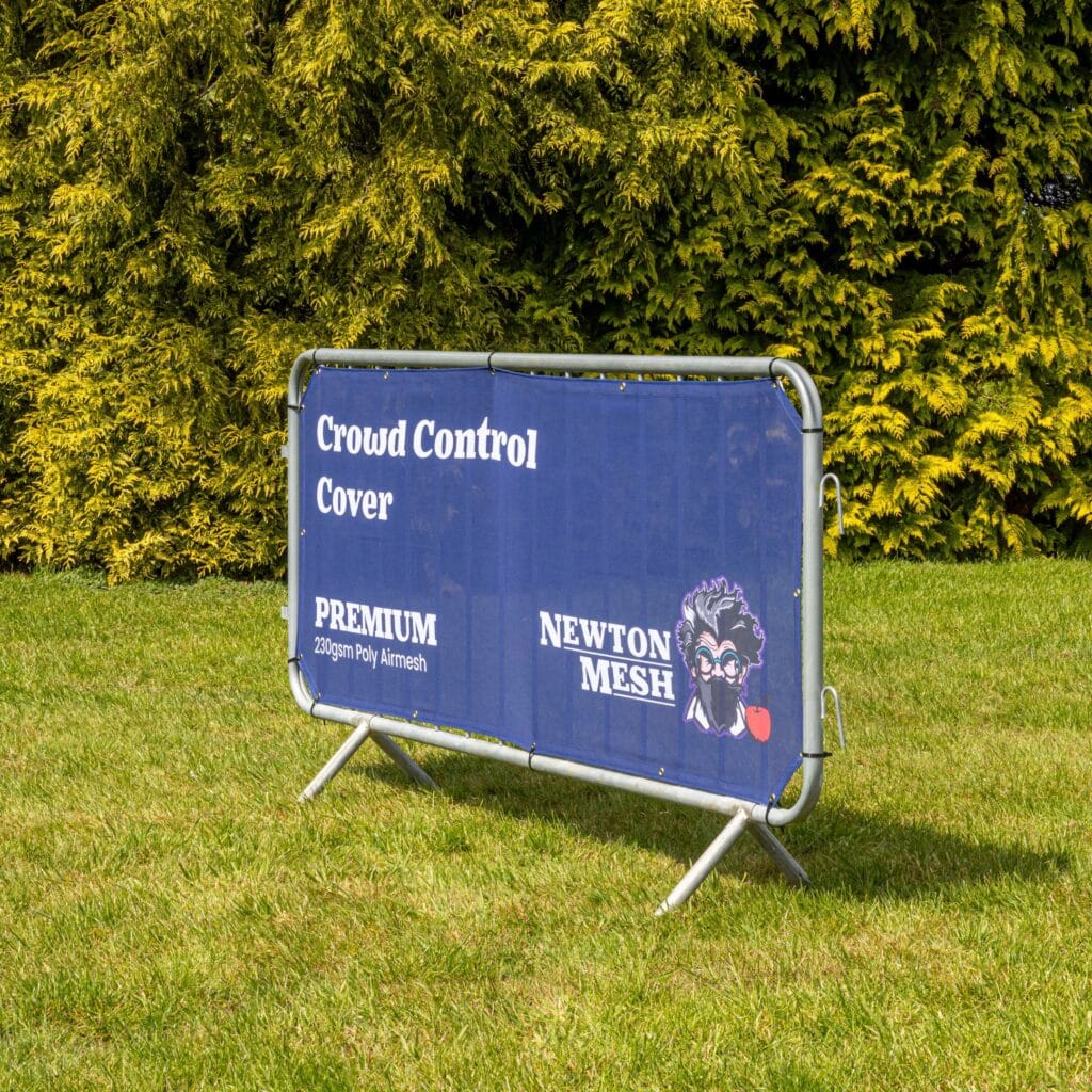 Premium Crowd Control Banners | Newton Mesh
