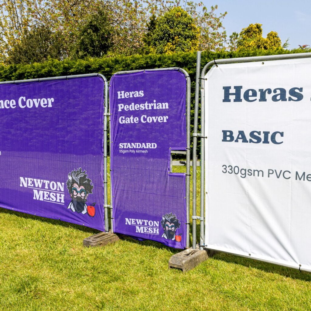 Standard Heras Pedestrian Gate Covers | Newton Mesh