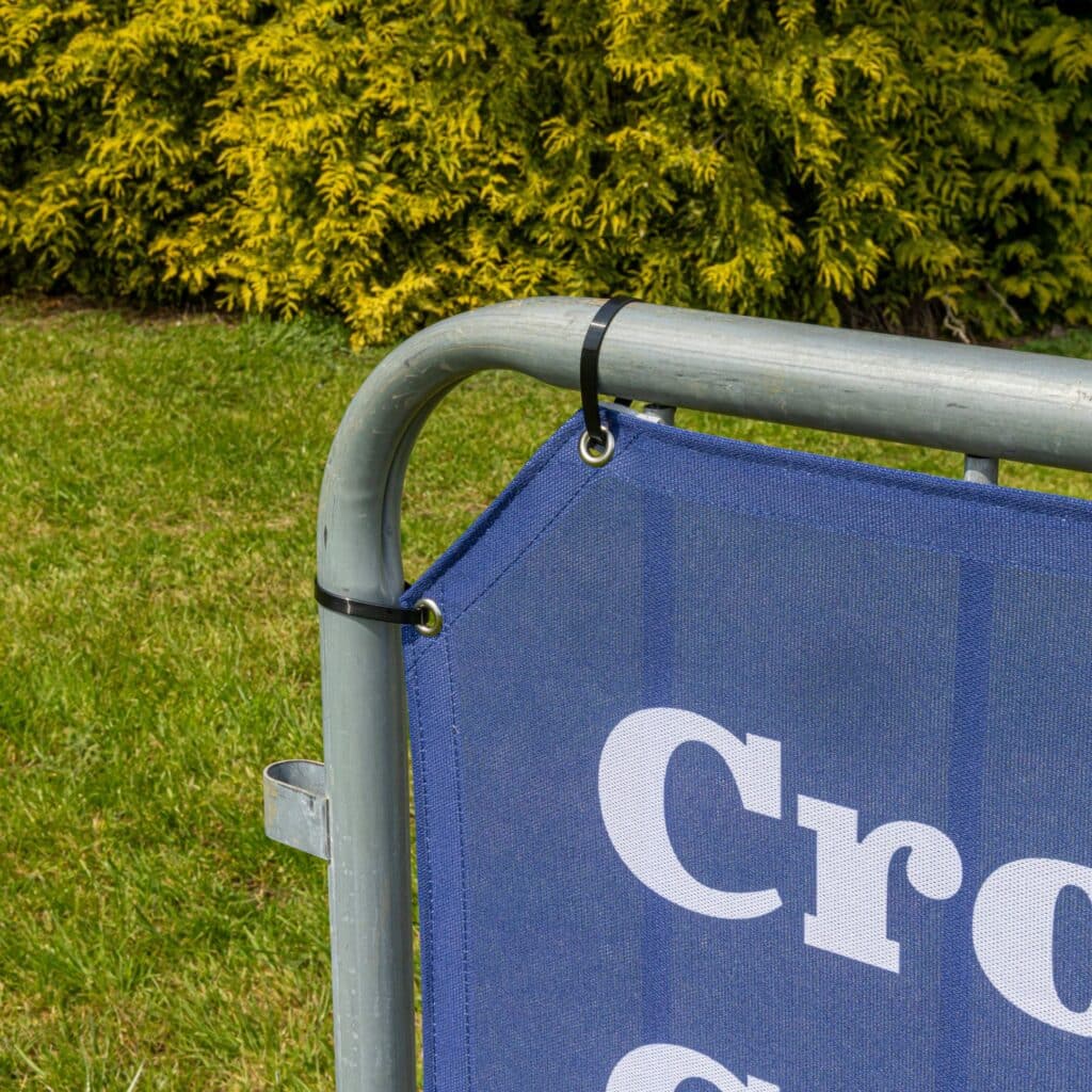 Premium Crowd Control Banners | Newton Mesh