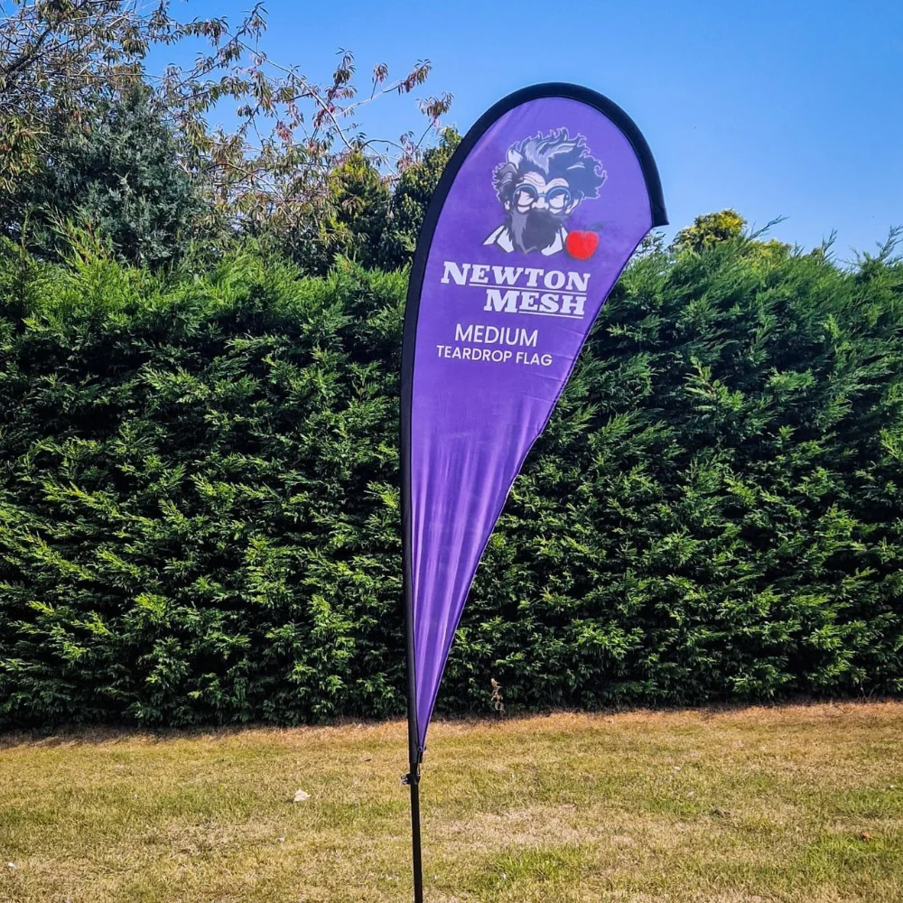 Teardrop Flags | Newton Mesh