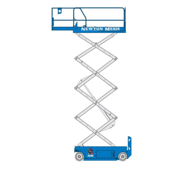 Scissor Lift Decals | Newton Mesh